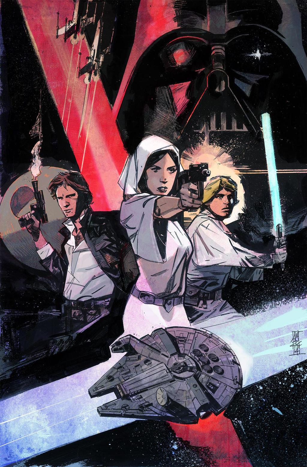 The Geeky Nerfherder: #ArtOfTheDay: 'Star Wars' by Alex Maleev