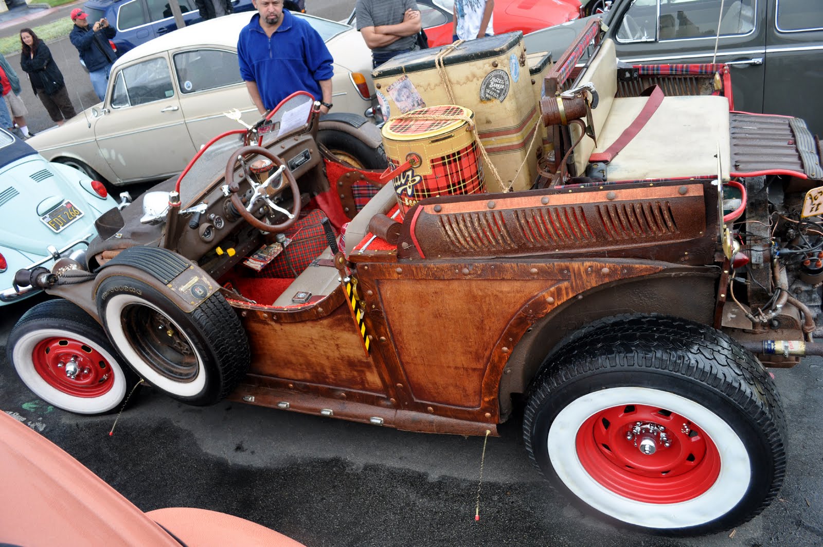 Just A Car Guy: Dennis has made a very unusual 1964 Volksrod - rat rod