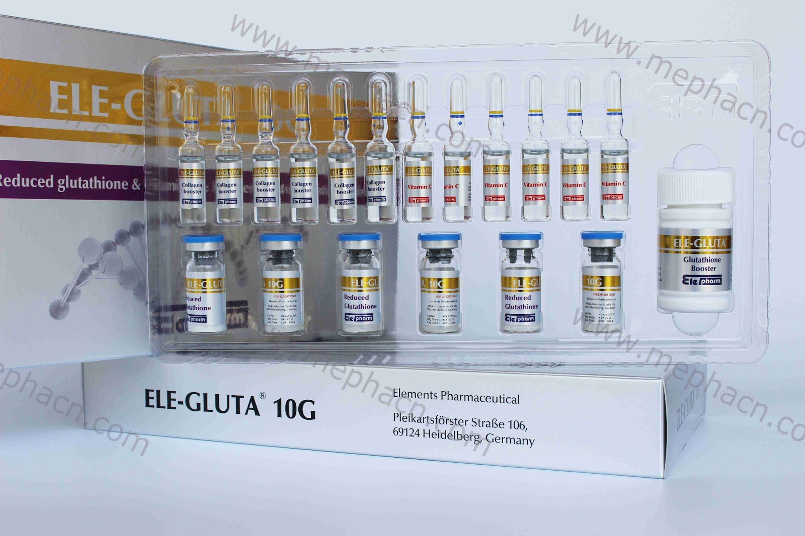 Skin Whitening Glutathione Injection: Great Effect ELE Brand Injectable ...