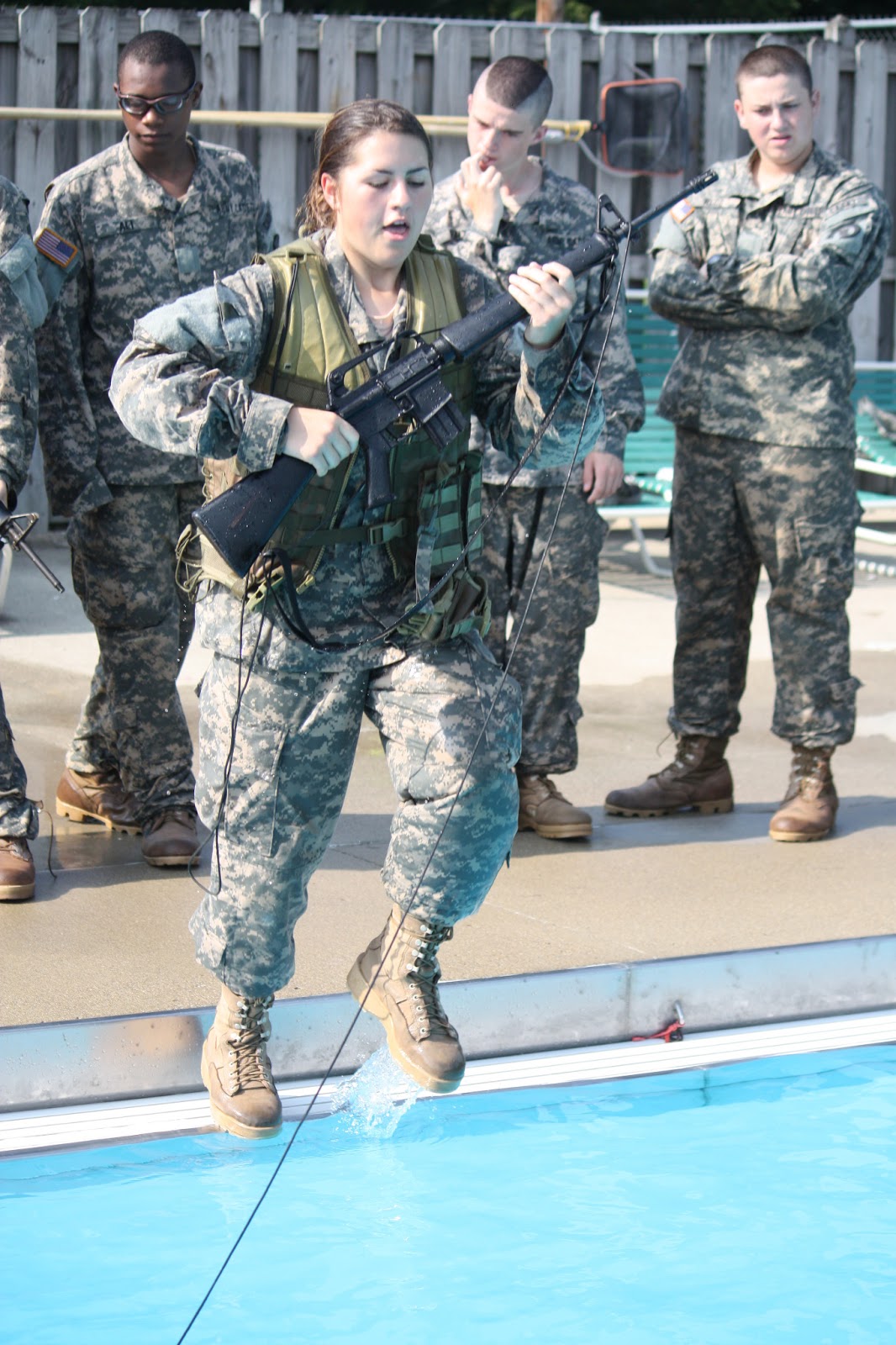 U.S. Army Cadet Corps: Cadets Get All Wet - Water Survival Training