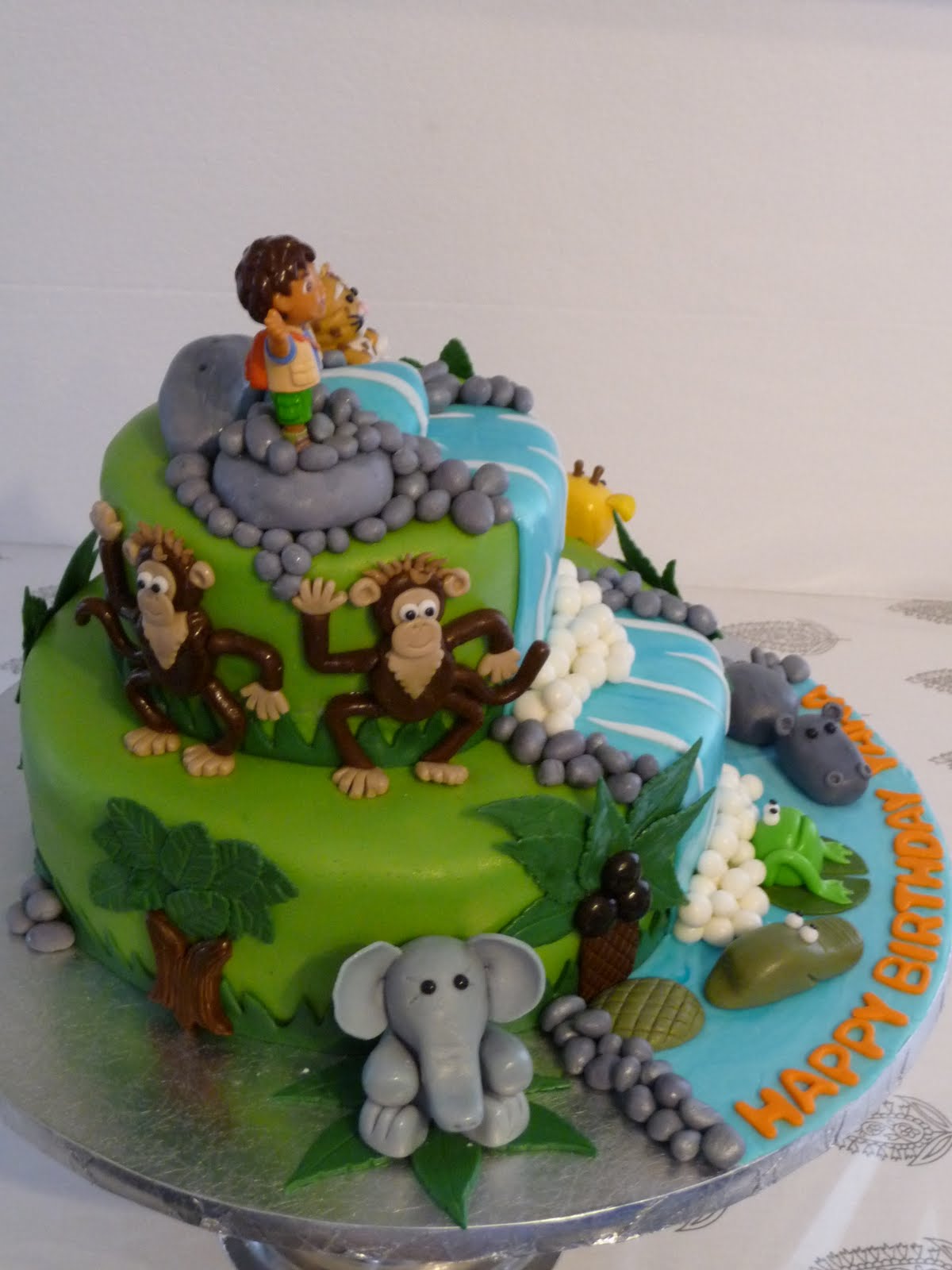CLASSIC CAKES: Diego Waterfall 2 Tier Cake