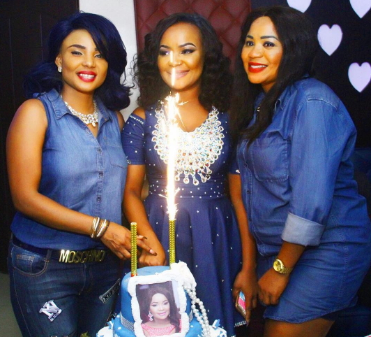 Iyabo Ojo & Elder Brother Storm Bite Billionaire Lounge For Fadekemi ...