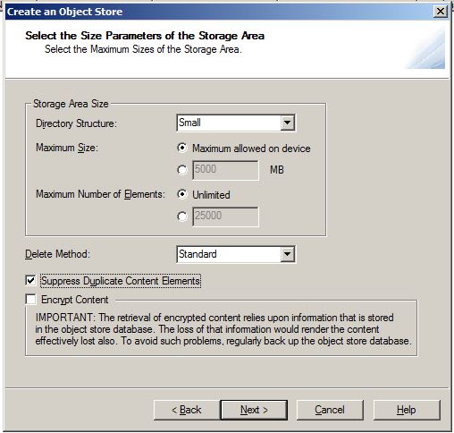 FileNet P8 Development tutorials: Creating a new Object Store in ...