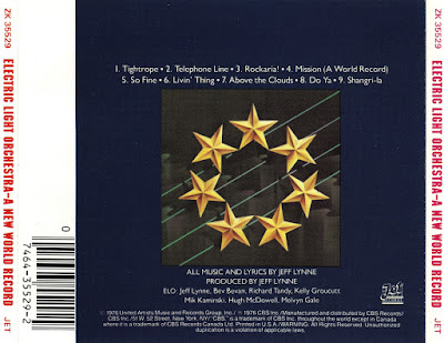 1976 A New World Record - Electric Light Orchestra - Rockronología