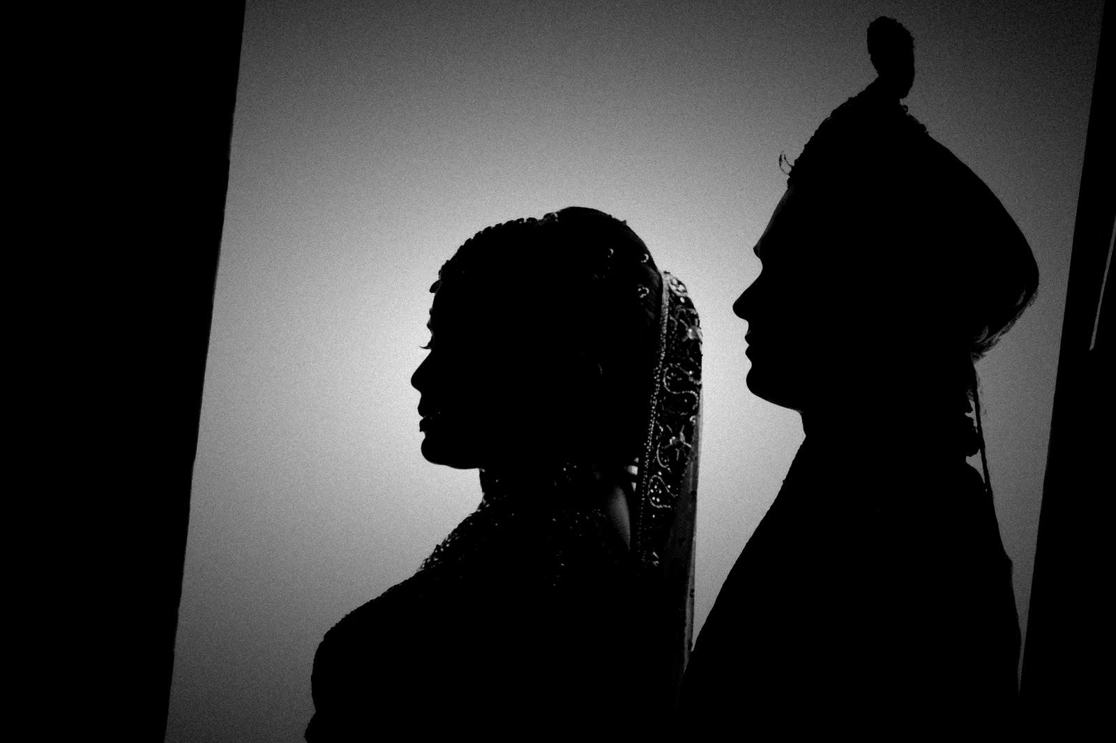 Indian Bride Silhouette