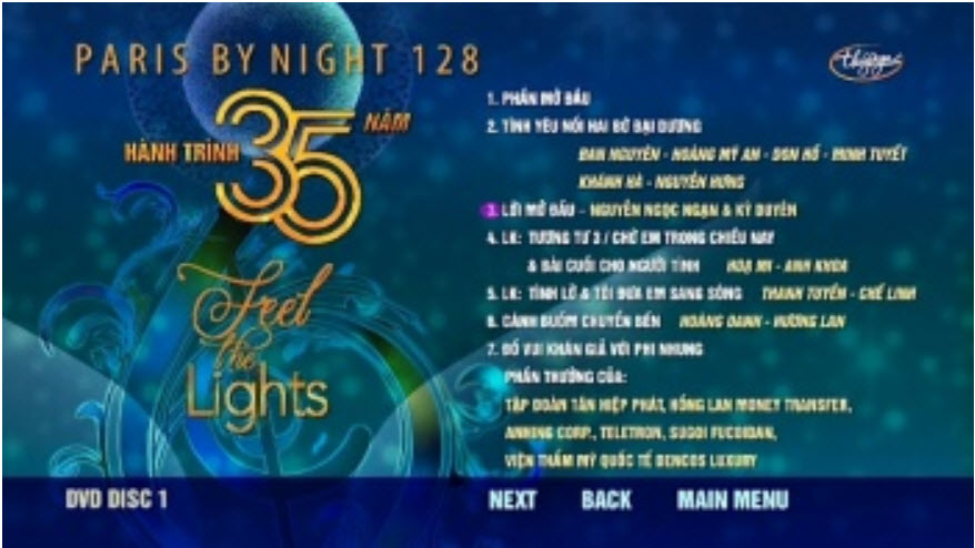 BỘ SƯU TẬP THÚY NGA PARIS BY NIGHT