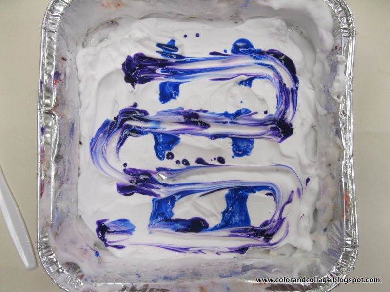 Color, collage, and much more: Paper Marbling