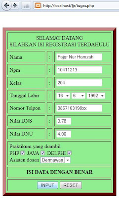 Cara Membuat Program Input Data Mahasiswa dengan PHP