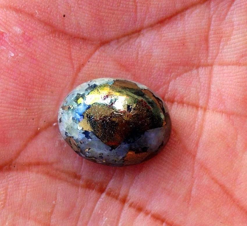 KOLEKSI PUSAKA ALAM: Batu Badar Besi Emas Antik ::SOLD::