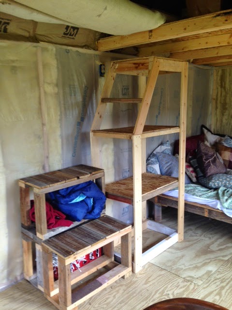 Shed-Cabin Project: Loft-Ladder