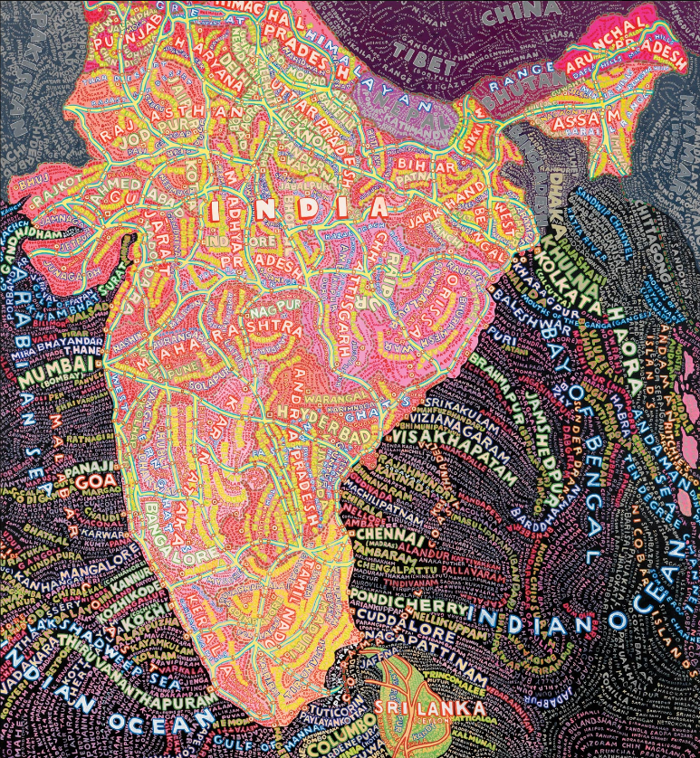 The Pink Chalkboard: Paula Scher: MAPS