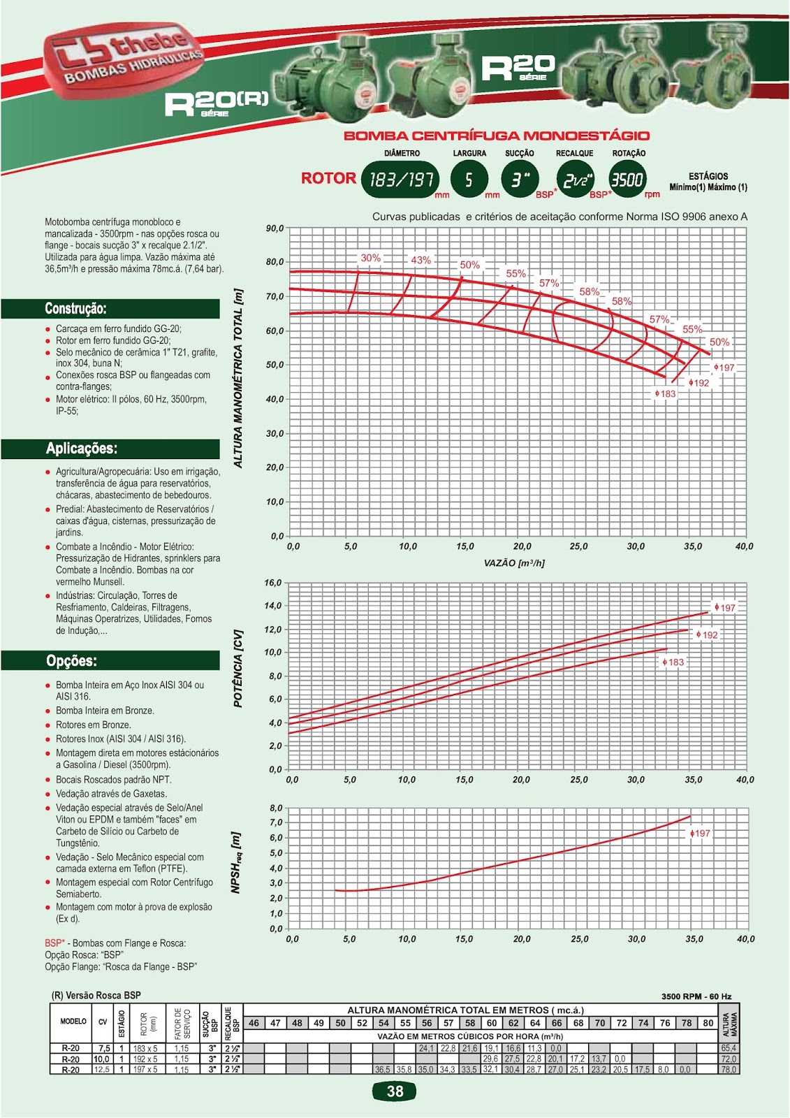 CENTRAL DOS MOTORES: CURVA R-20