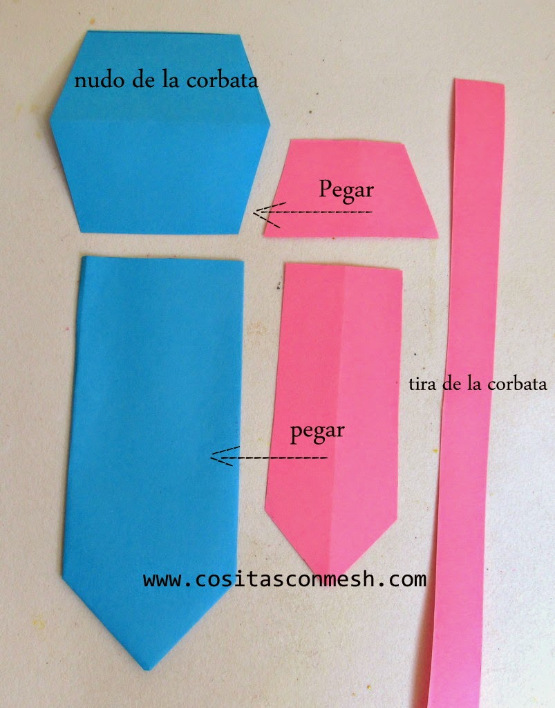 Cómo hacer una corbata de papel DIY ~ cositasconmesh