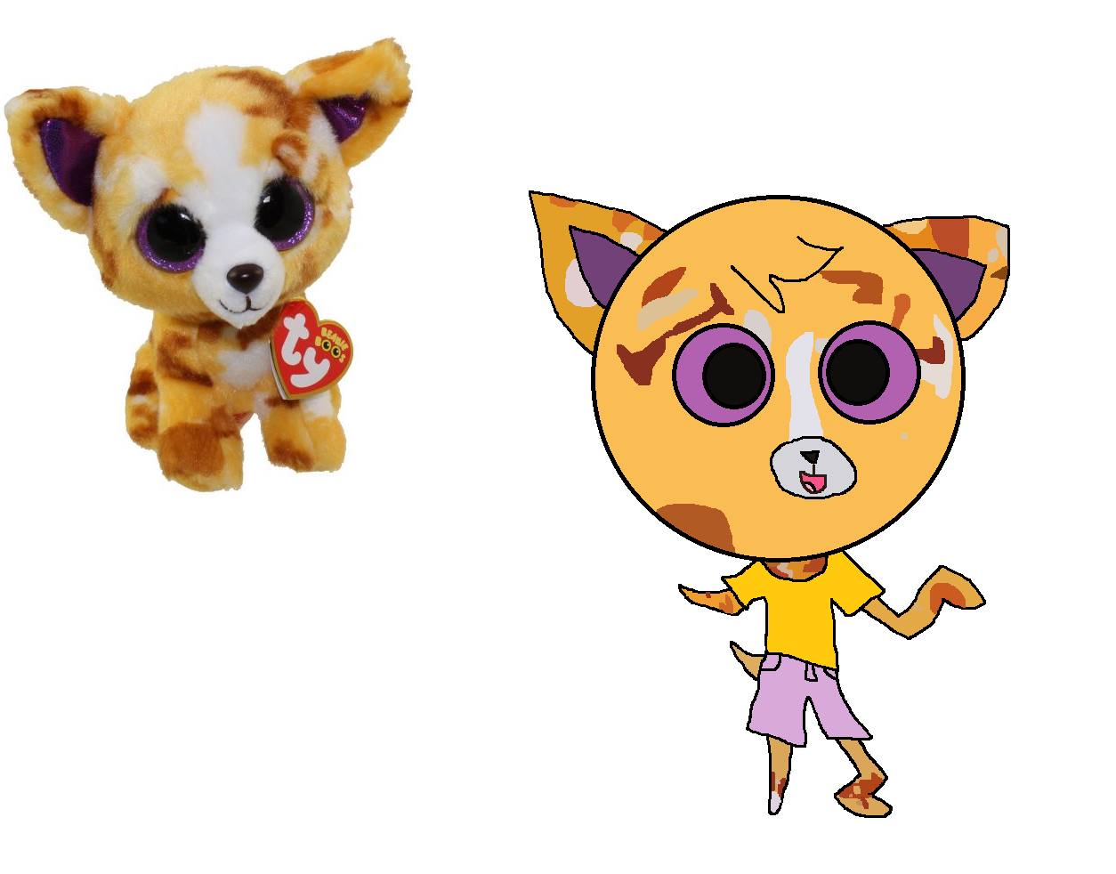 Isabelle's Blog world of toy: PABLO the Patchy Orange Dog