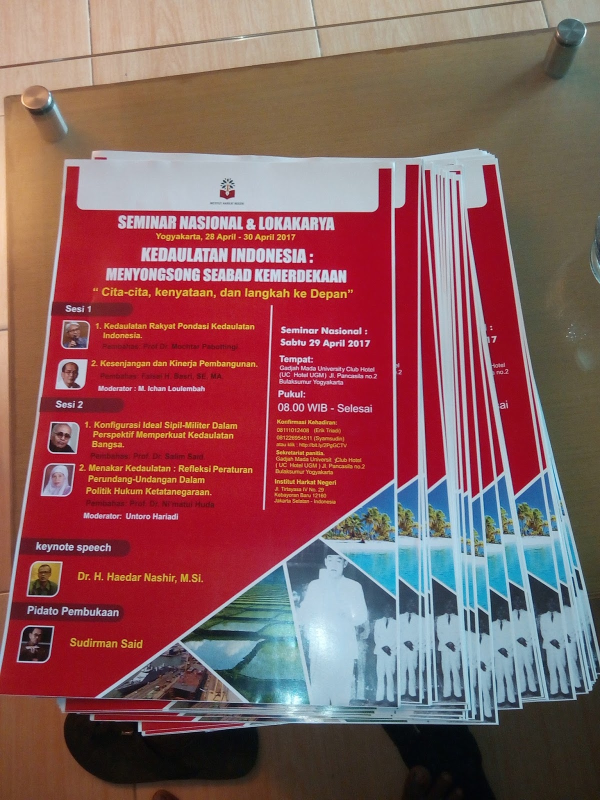 Review Jasa Sebar Tempel Poster Seminar Nasional dan Lokakarya ...
