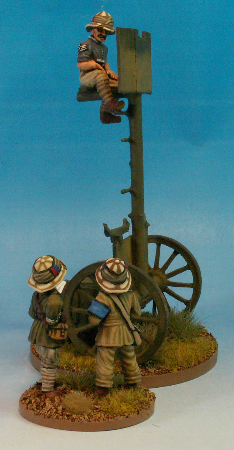 Over Open Sights: WW1 Field Artillery Observation Position, Middle East.