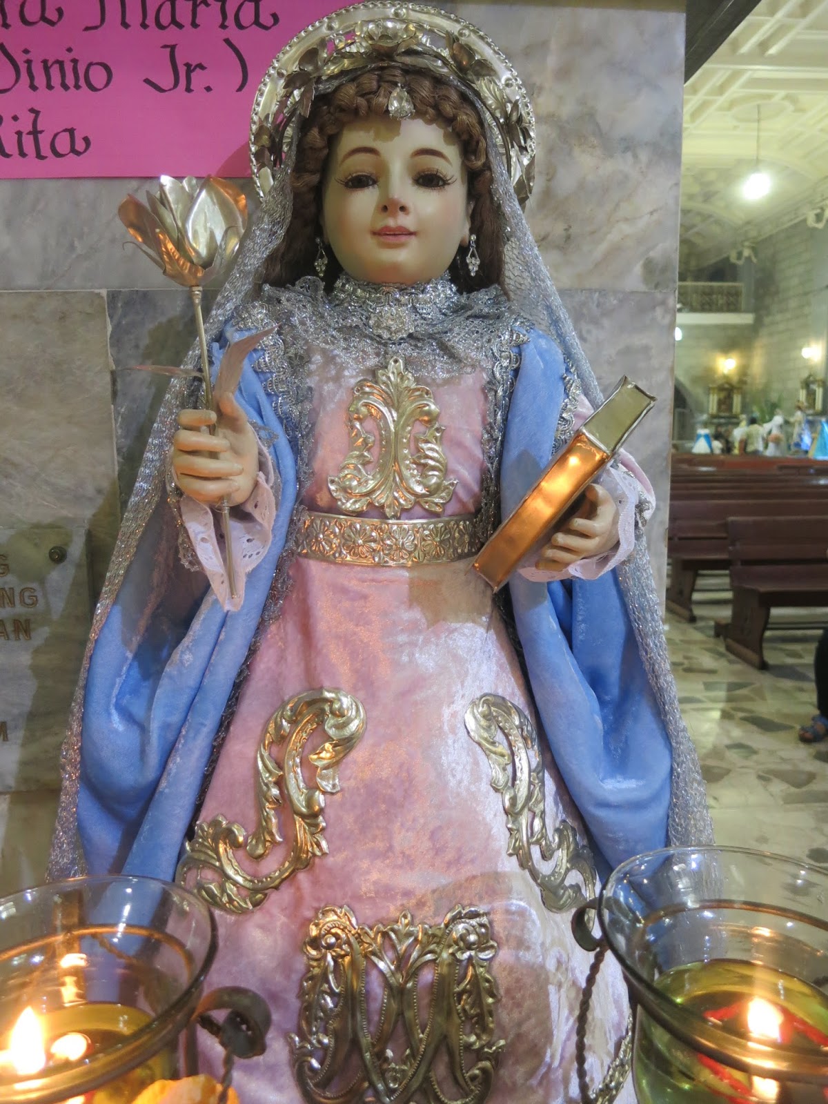 Splash of Yellow: Mama Mary as a baby, child, Mother & Queen