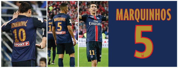 Football teams shirt and kits fan: PSG French League Cup final Gold Font