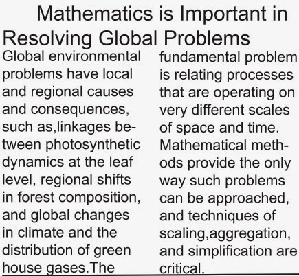 Mathematics in Environment