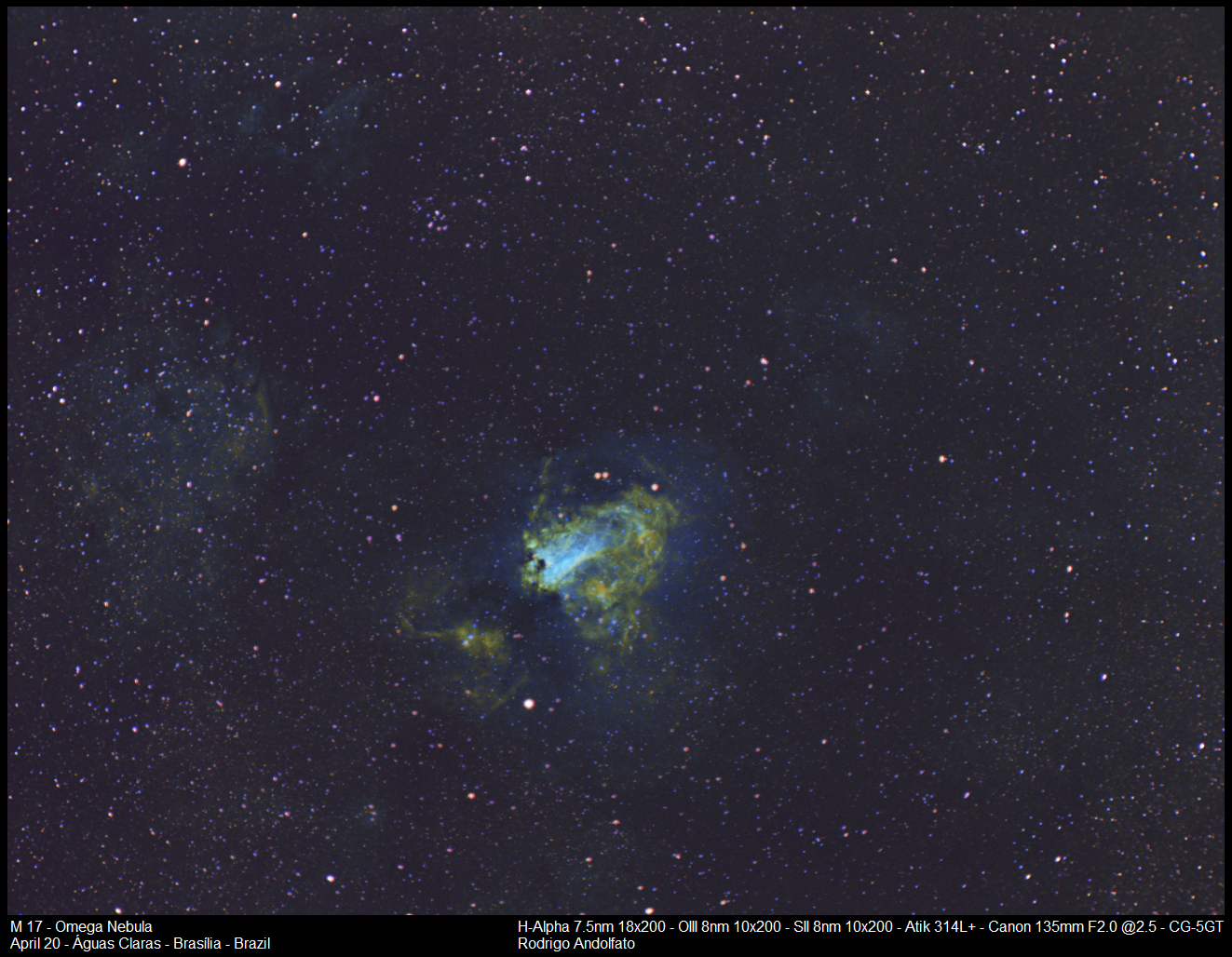 Blog do Andolfato: M17 - Nebulosa do Cisne (ou ômega) - Um Hubble ...