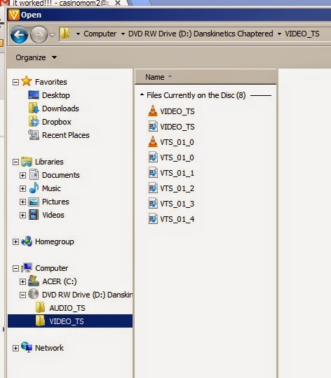 Keep MUving *Just Right*: Ripping VTS files