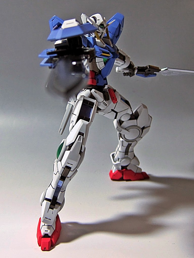 GUNDAM GUY: RG 1/144 Gundam Exia + GN Arms - Painted Build