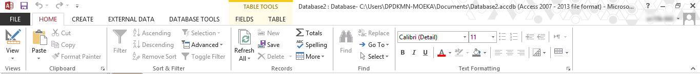 Mengenal Menu Pada Microsoft Access 2013 [Bagian 1] - Mudahnya Office
