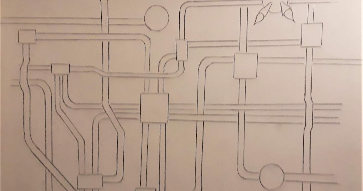 Tom Wagen's Art: Pattern of Electricity (Pencil Drawing)