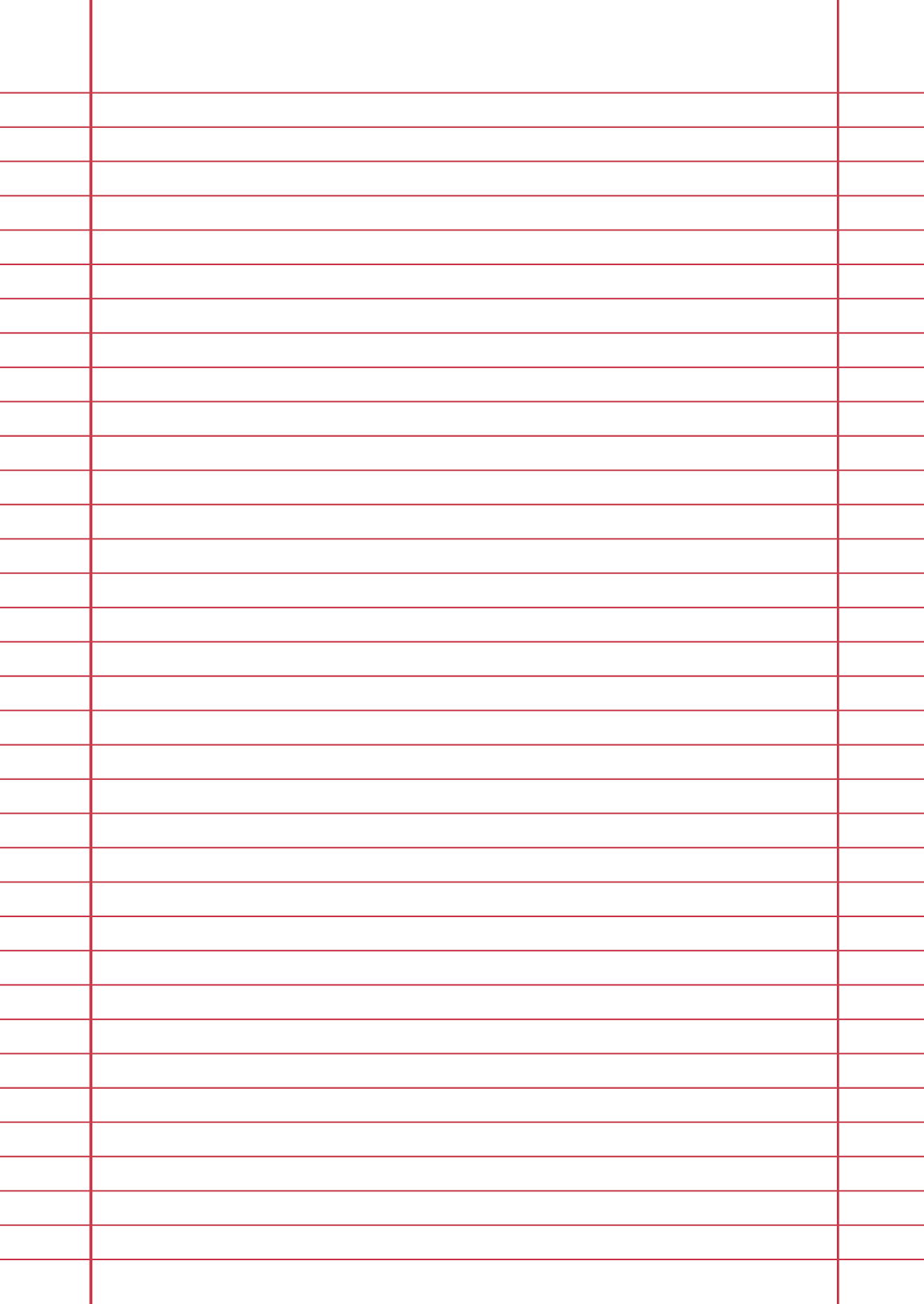 Folha A4 Pautada Para Imprimir - BRAINCP