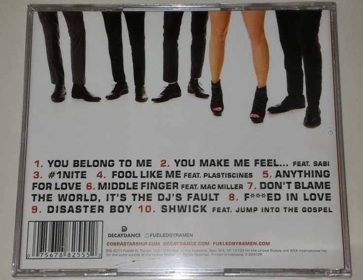 Cobra Starship Night Shades Album Cover