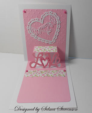 Selma's Stamping Corner and Floral Designs: Love Pop-up Card