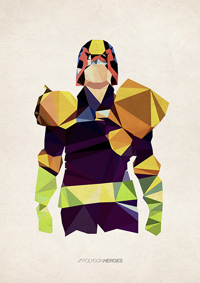Bethany Mincher: Polygon Art - Comic book characters!