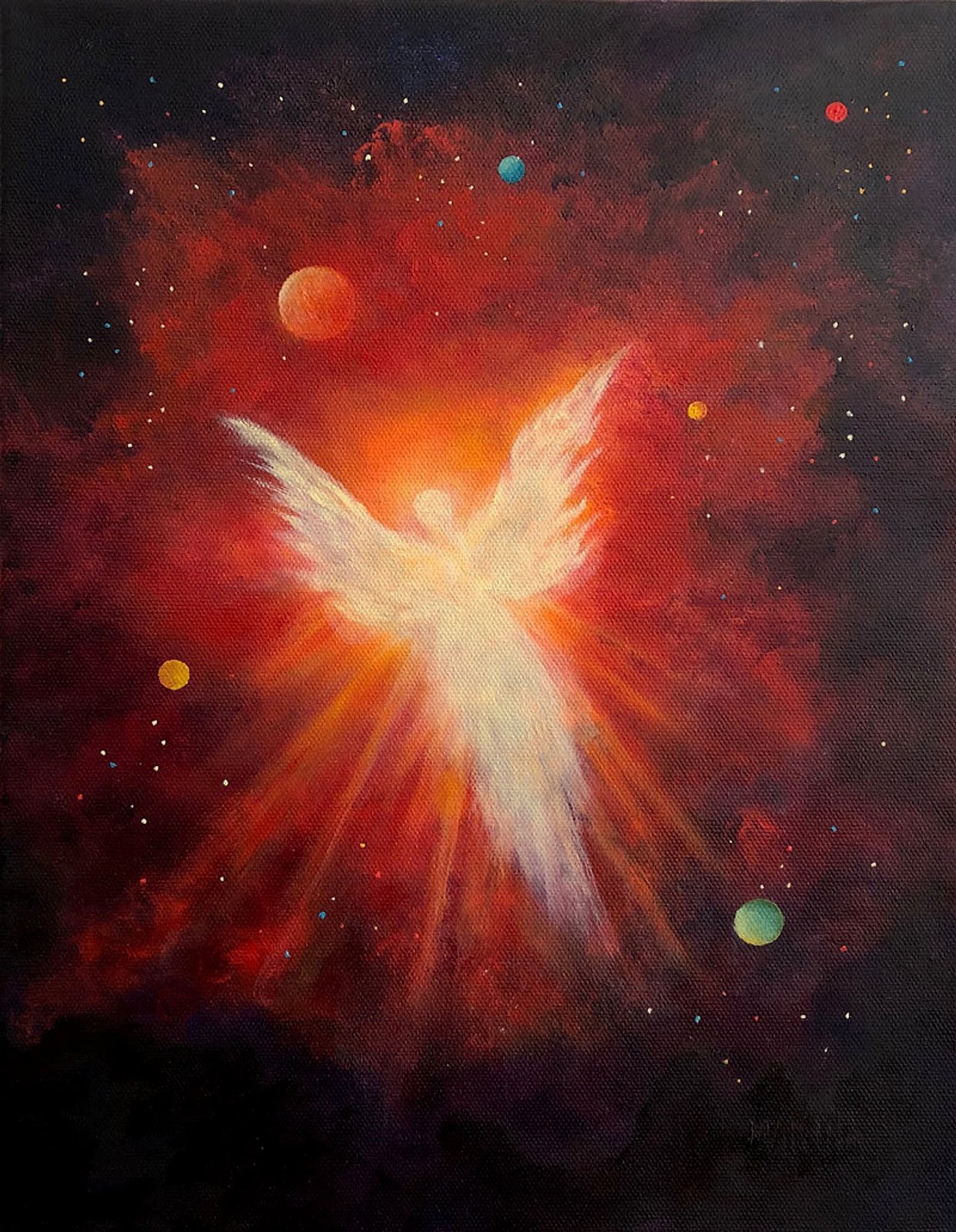 Marina Petro ~ Adventures In Daily Painting: HEAVENLY ANGEL ~ Original ...