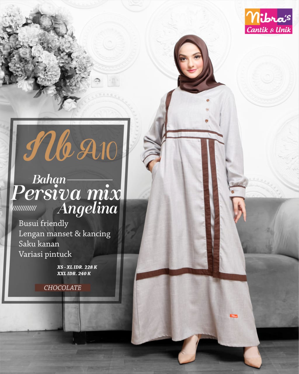KOLEKSI GAMIS TERBARU NIBRAS NB A 09 - 14