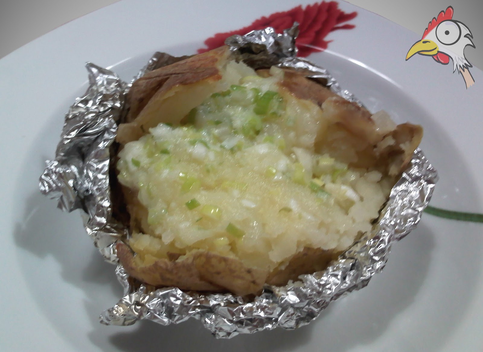 Como el ojo de un pollo: PATATA ASADA RELLENA