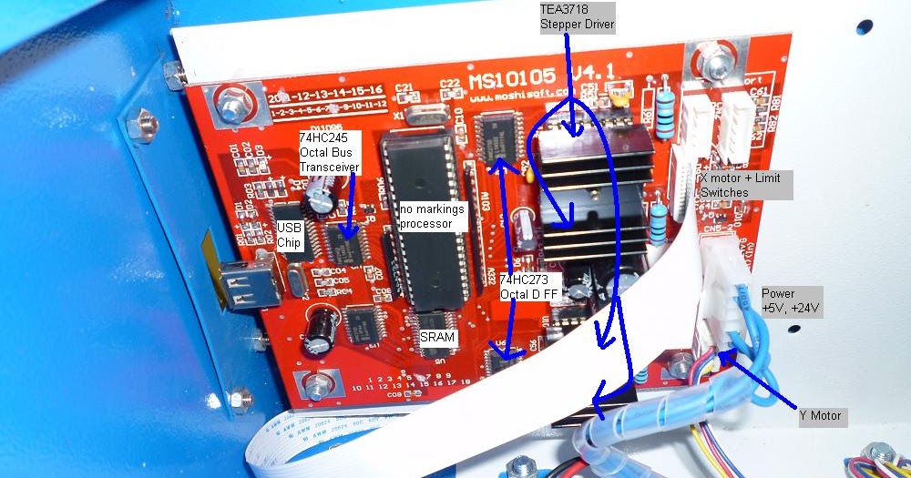 WildCircuits: New Processor For Your Moshi Based 40 watt CO2 Laser, DC-KIII