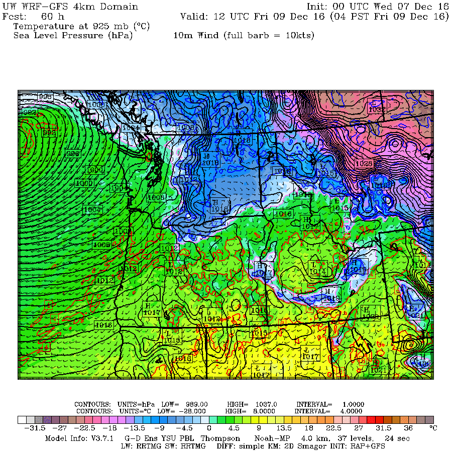 Cliff Mass Weather Blog: Increasing Probability of Lowland Snow Late ...