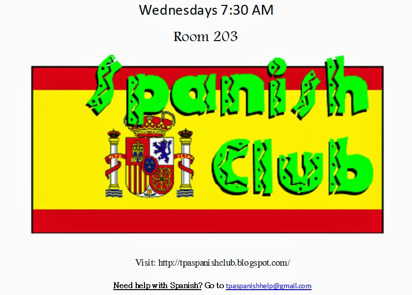 Club de Español / Sociedad Honoraria Hispánica Chapter Nellie ...