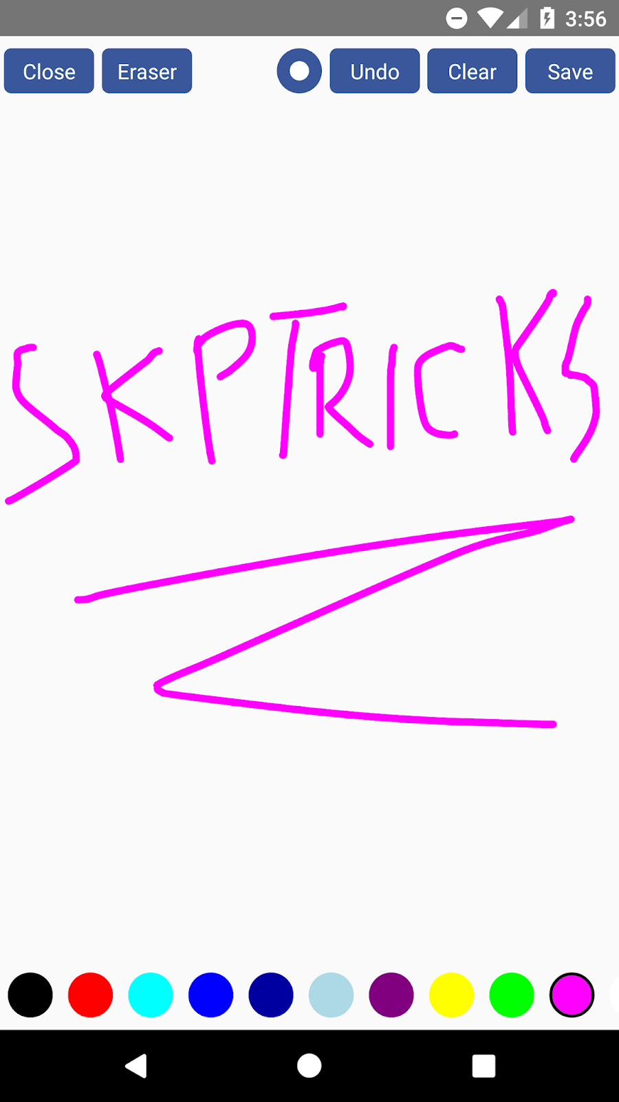 React Native Sketch Canvas Android or IOS Example | SKPTRICKS