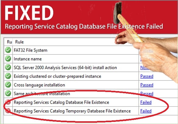 [FIXED] Reporting Service Catalog Database File Existence Failed [SQL ...