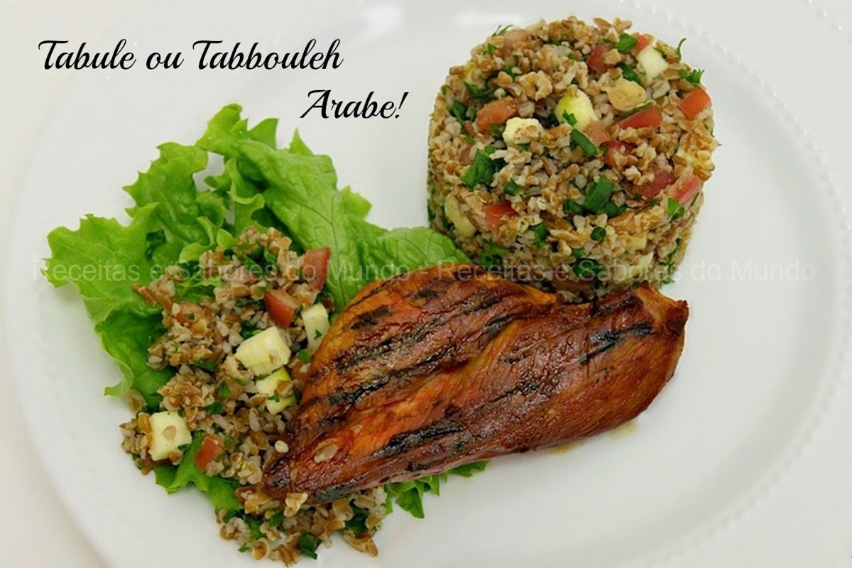 Tabule ou Tabbouleh Arabe - Receitas e Sabores do Mundo