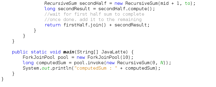 Java Latte Parallel Forkjoin Framework In Java