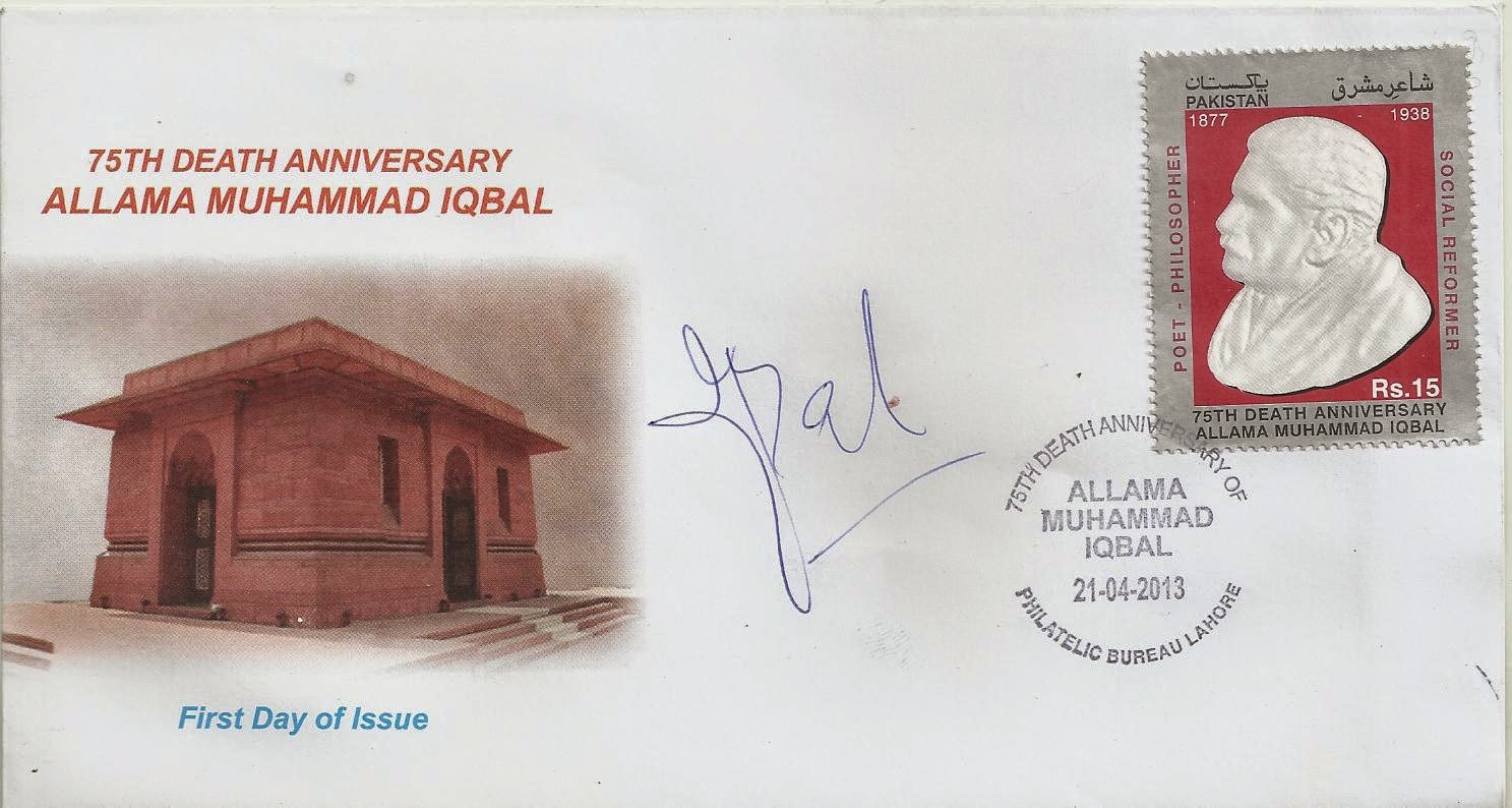 .: Signatures of Allama Iqbal's Family Members on Souvenir Covers of ...