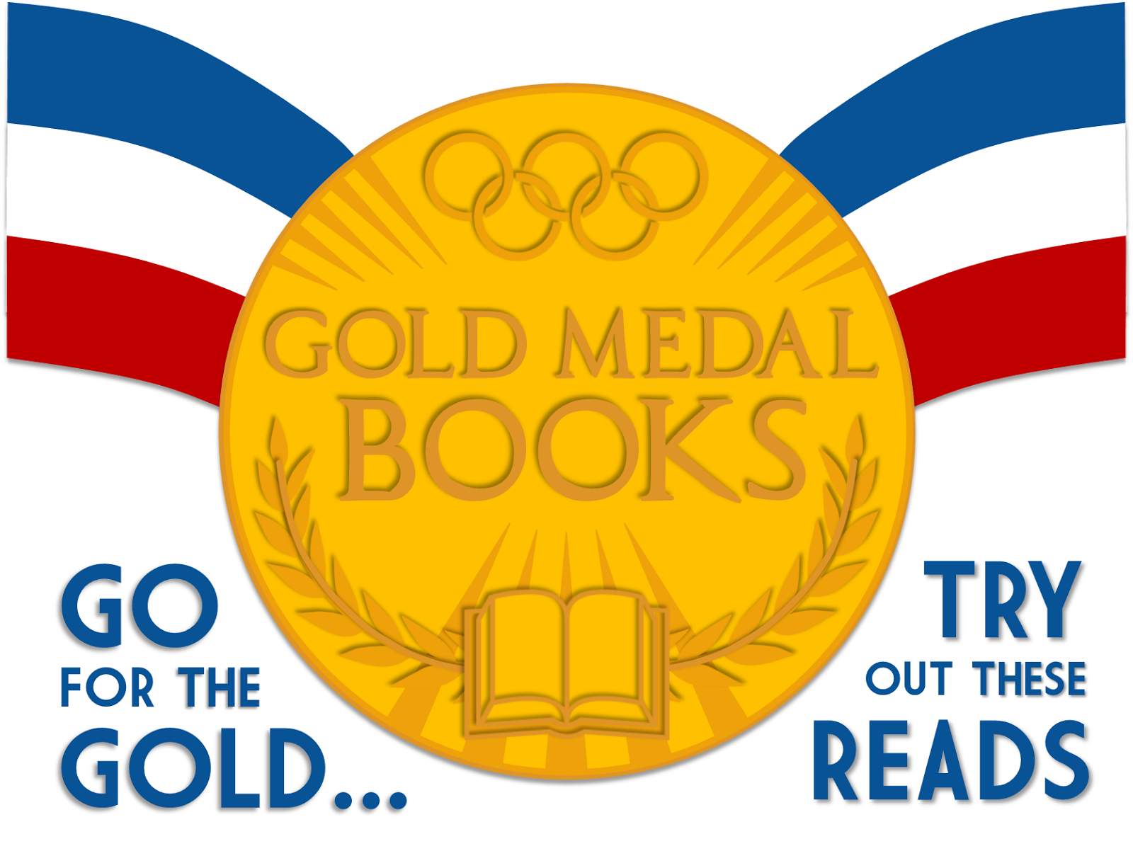 Literary Hoots: "Gold Medal Books" Olympics Library Display