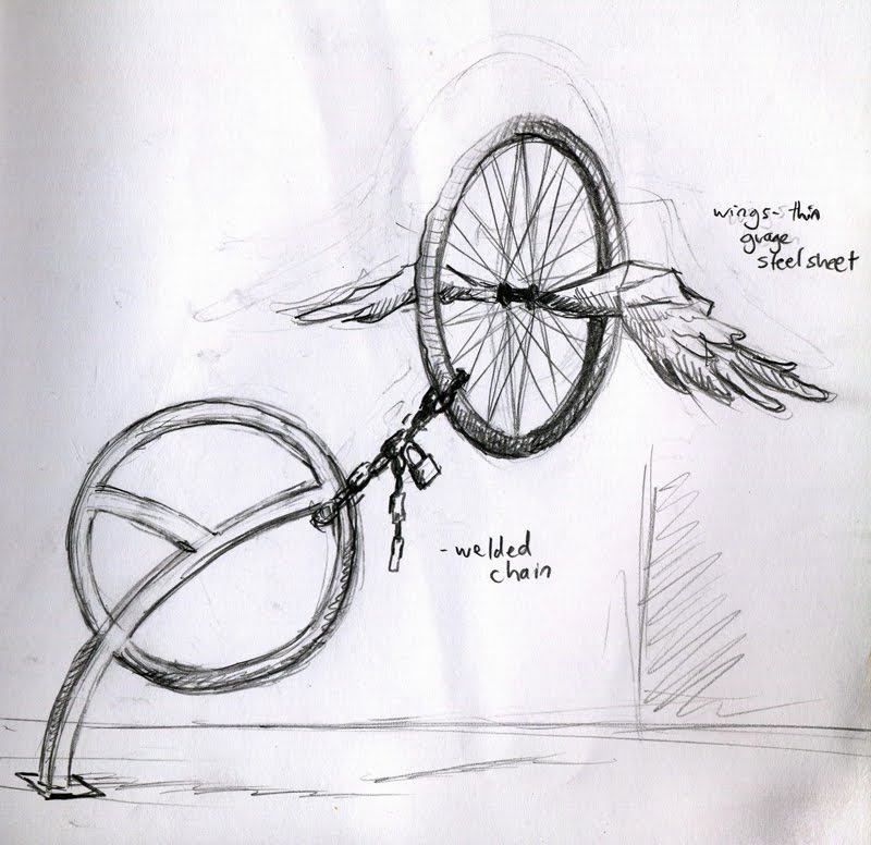 will schlough: Winged Wheel in Progress