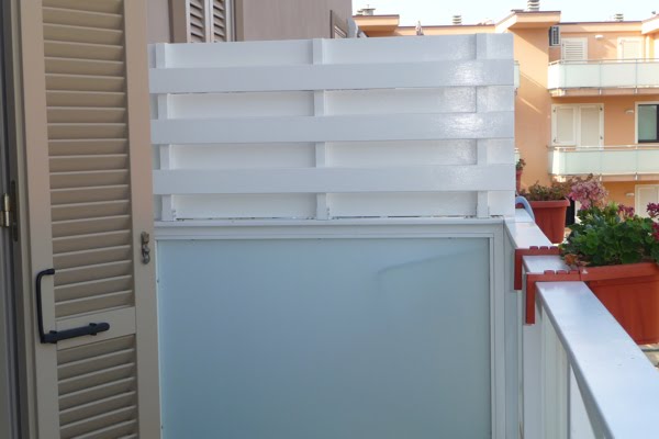 La mia craft room: Divisori per terrazzo finiti