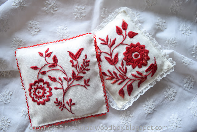 The Sandalwood Box: Swedish Embroidery