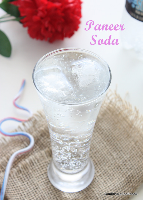 Sandhiya's Cookbook: Paneer Soda | Rose Soda | Summer Drinks