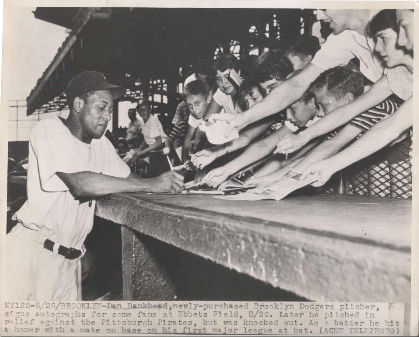 How Dan Bankhead's MLB debut nearly incited a riot ~ Baseball Happenings