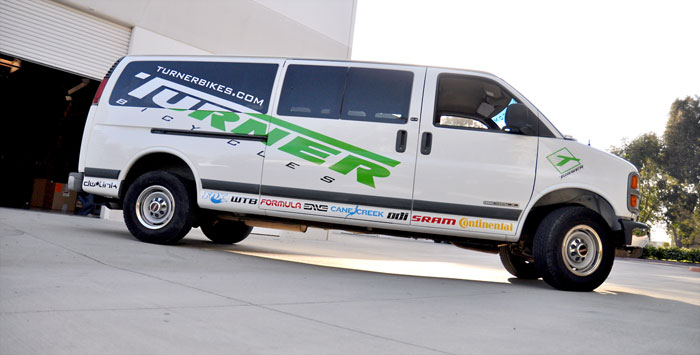 The Great Escape MTB: Turner Bikes Demo Tour Van Gets New Kicks.